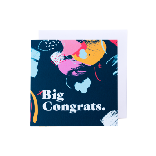 Card- Big Congrats - H&G Designs