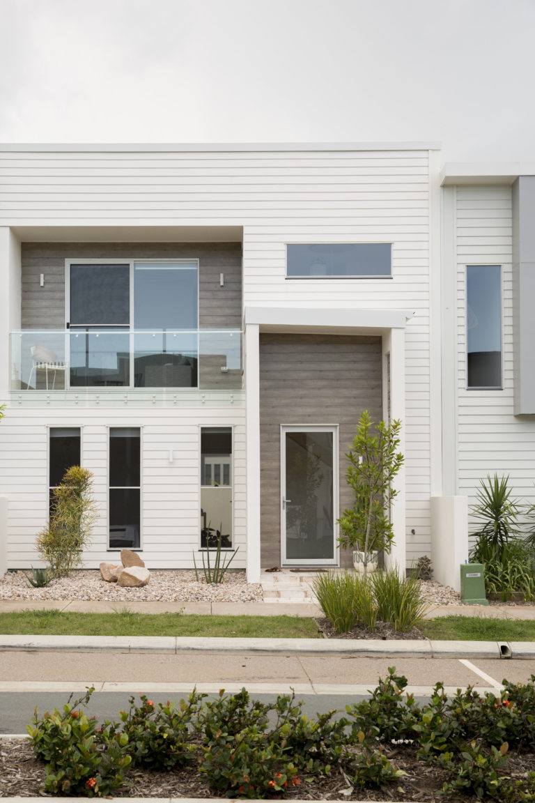 Breeze Block House- Front Facade - H&G Designs