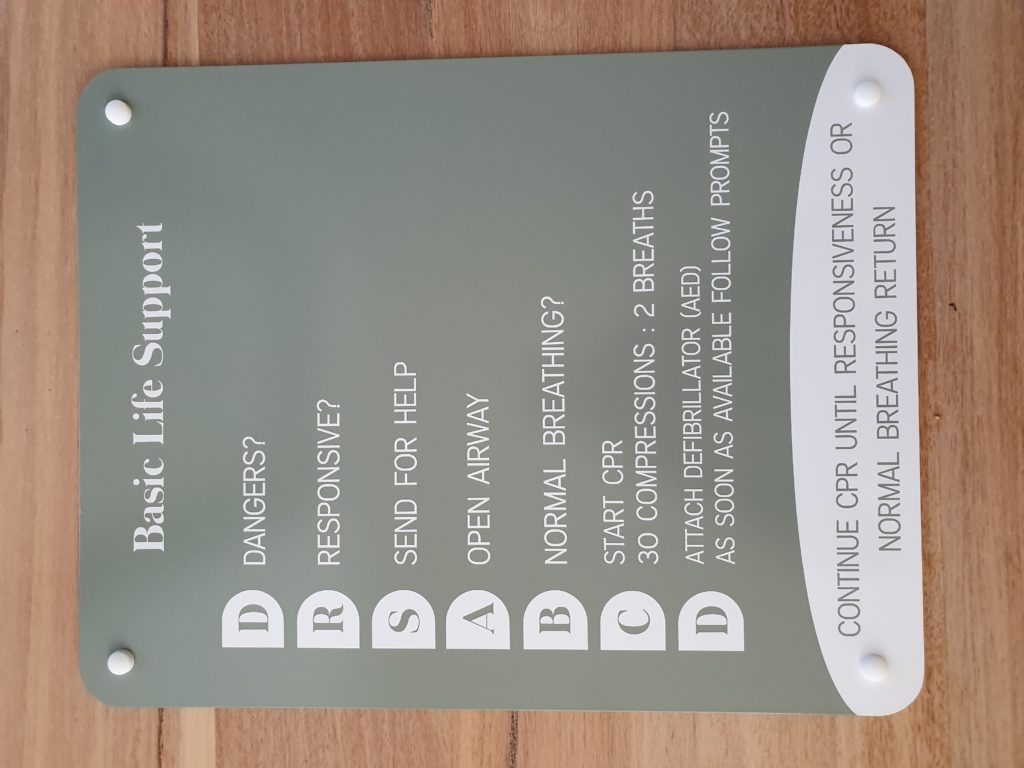 Designer Pool Safety Sign - H&G Designs